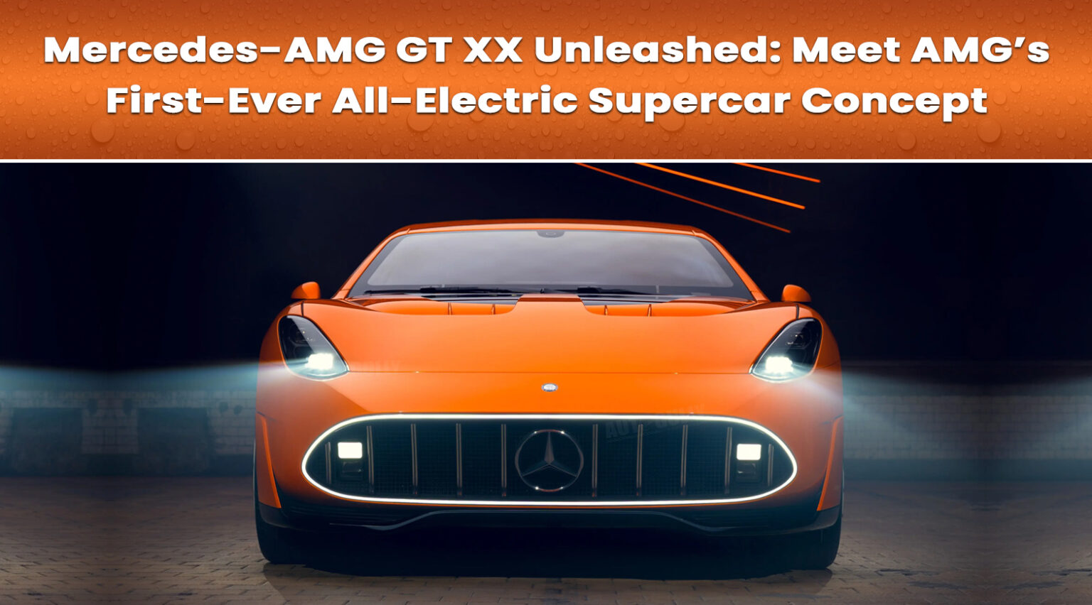 Mercedes AMG GT XX Electric Supercar Concept Unveiled