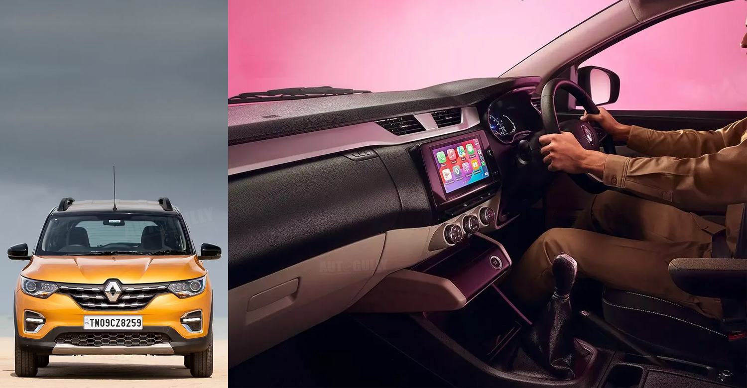 Renault Triber Facelift Spied Testing With New Design